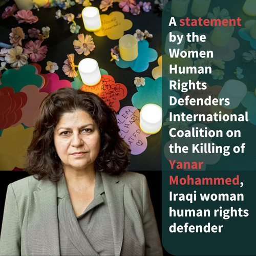Statement on the killing of Yanar Mohammed, Iraqi woman human rights ...